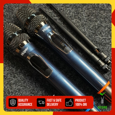 Jual Microphone Wireless Untuk Speaker Hupper GL 15 GL15 Mic + Antena ...