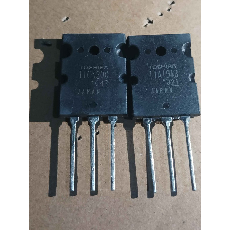 Jual TRANSISTOR FINAL TOSHIBA TTC5200 / TTA1943 ORIGINAL | Shopee Indonesia