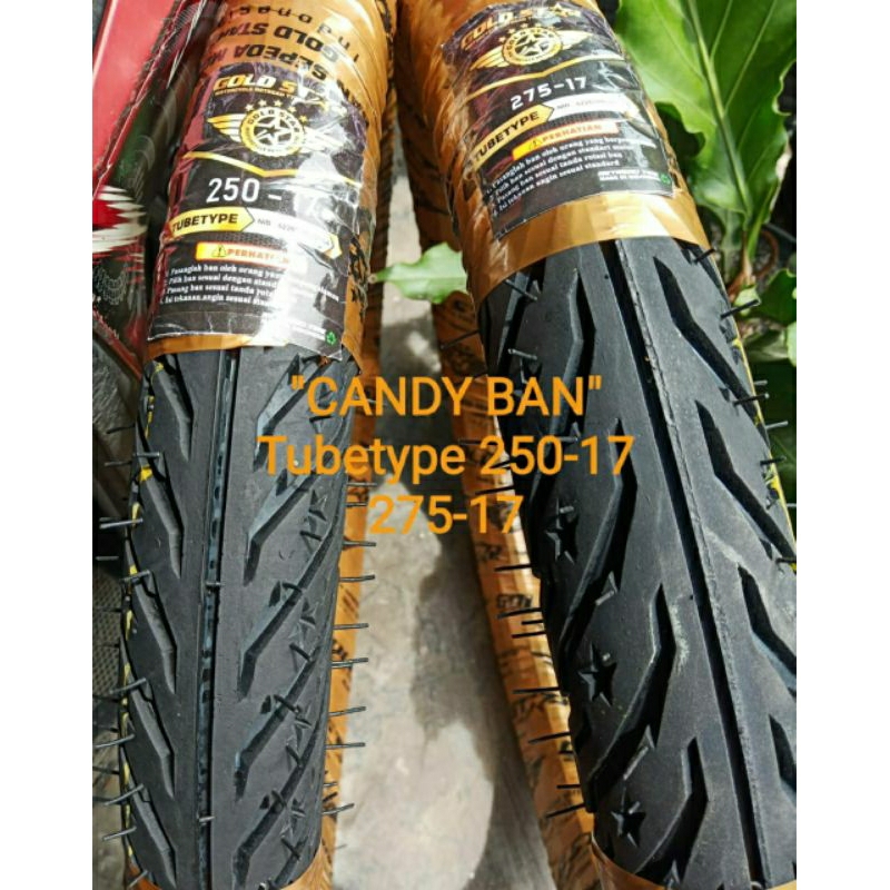 Jual Ban motor bebek 1 set depan belakang Ring 17-250 dan 17-275 ...