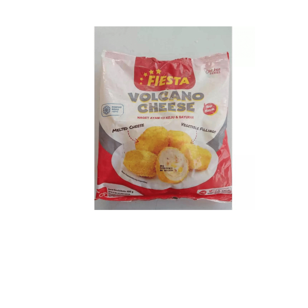 Jual Fiesta Volcano Cheese Nugget Ayam / Fiesta Cheesy 400 Gram ...