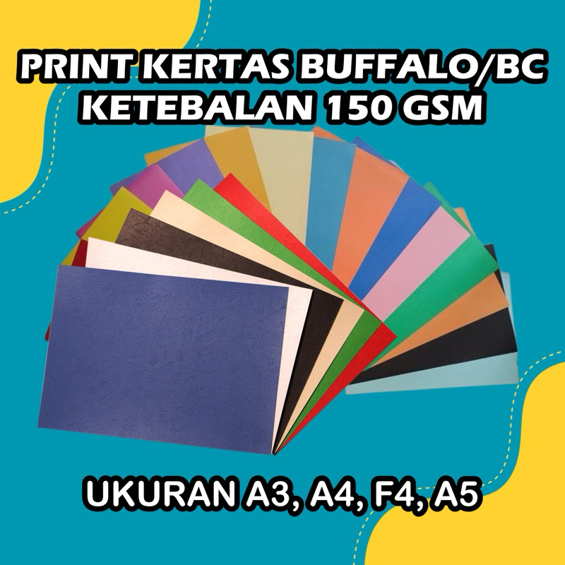Jual Print / Cetak Kertas Buffalo atau Bc | Shopee Indonesia