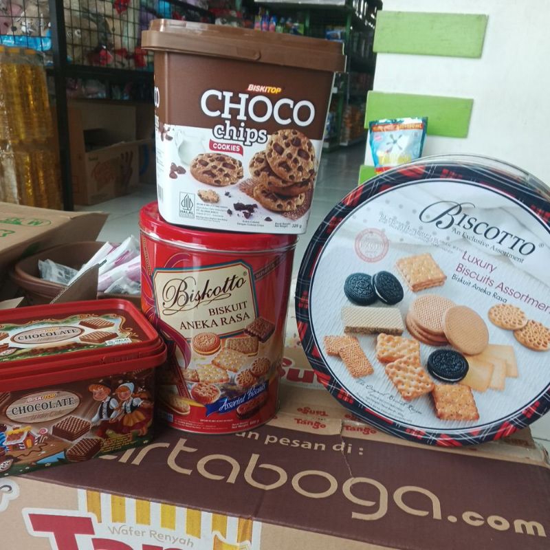 Jual BISCOTTO LUXURY400g/BISKOTTO ASSORTED BISCUITS 600g/CHOCO CIPS ...