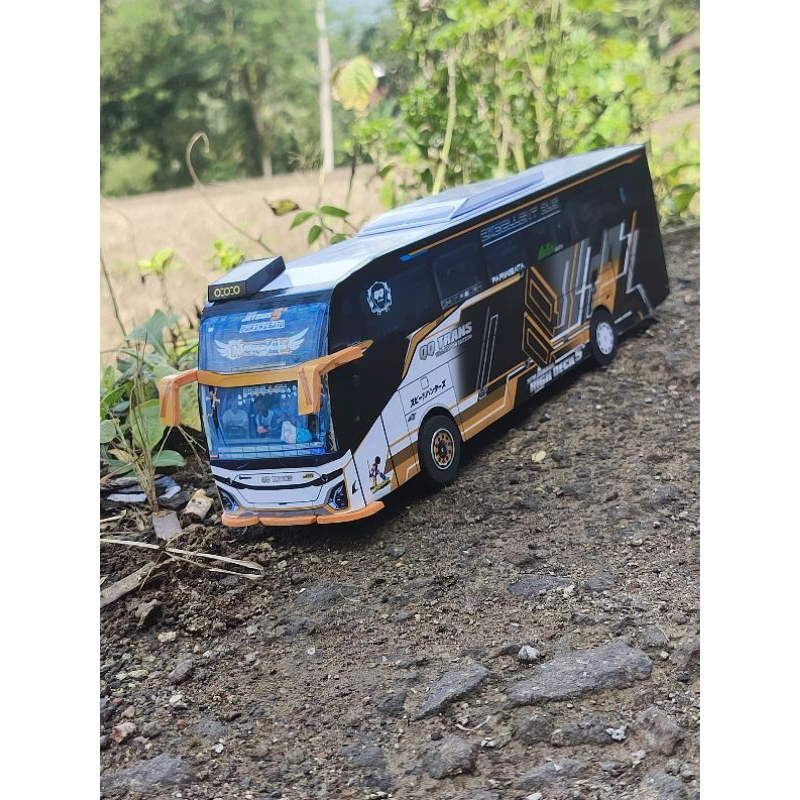Jual MINIATUR BUS BASURI QQ TRANS THE MORPHIN | Shopee Indonesia