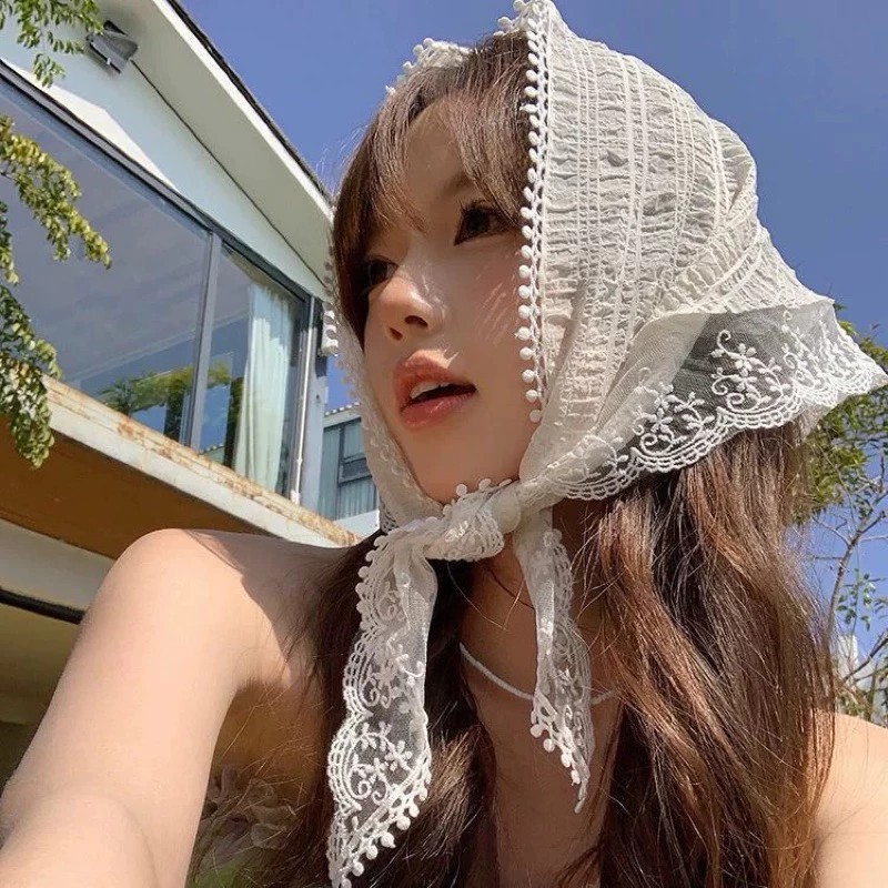 Jual READY STOCK!! SYAL RENDA PENUTUP KEPALA HEADBAND KOREAN STYLE ...