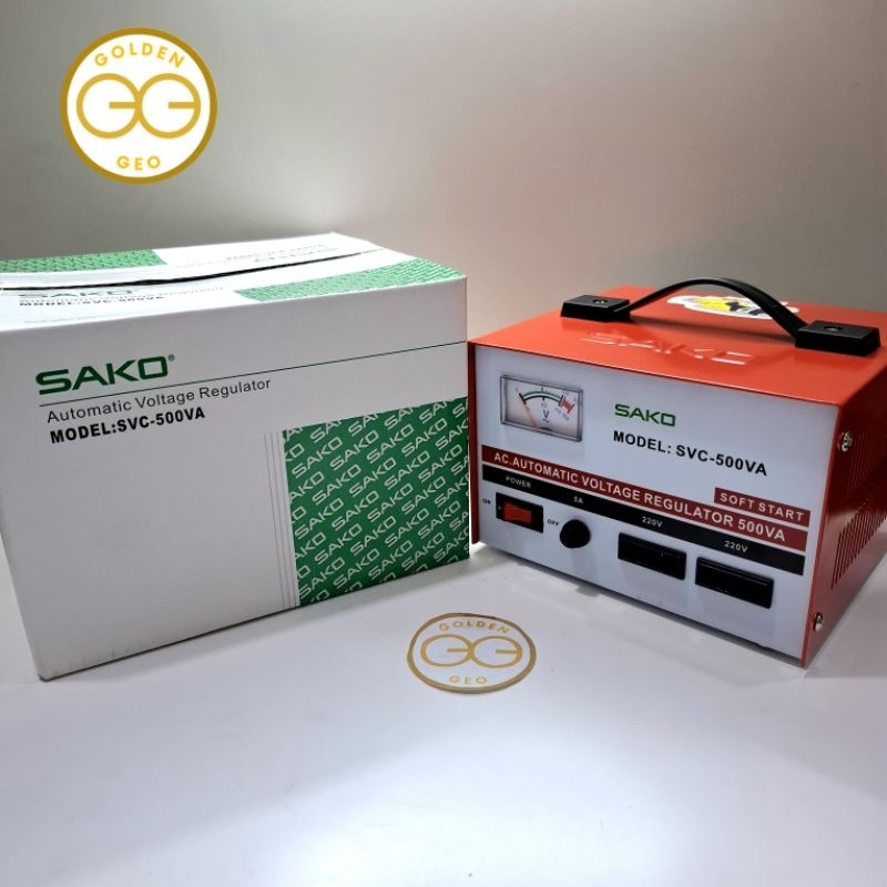Jual Stabilizer Listrik SAKO 500VA / 1000VA (MEU/PMU*) | Shopee Indonesia