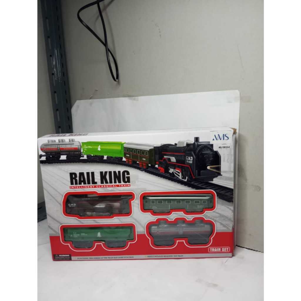 Jual Mainan kereta rel rail king train set classic train set KERETA API ...