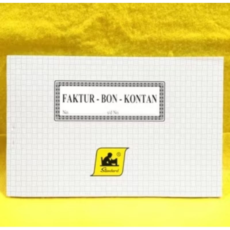 Jual Bon faktur rangkap 2 ply kecil standard / buku nota kontan tegak ...