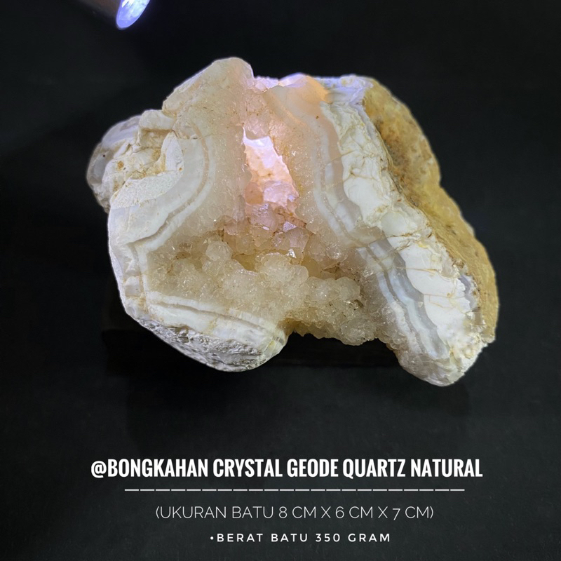 Jual Batu Crystal Geode Quartz Natural L57 atau Batu Kristal Quartz ...