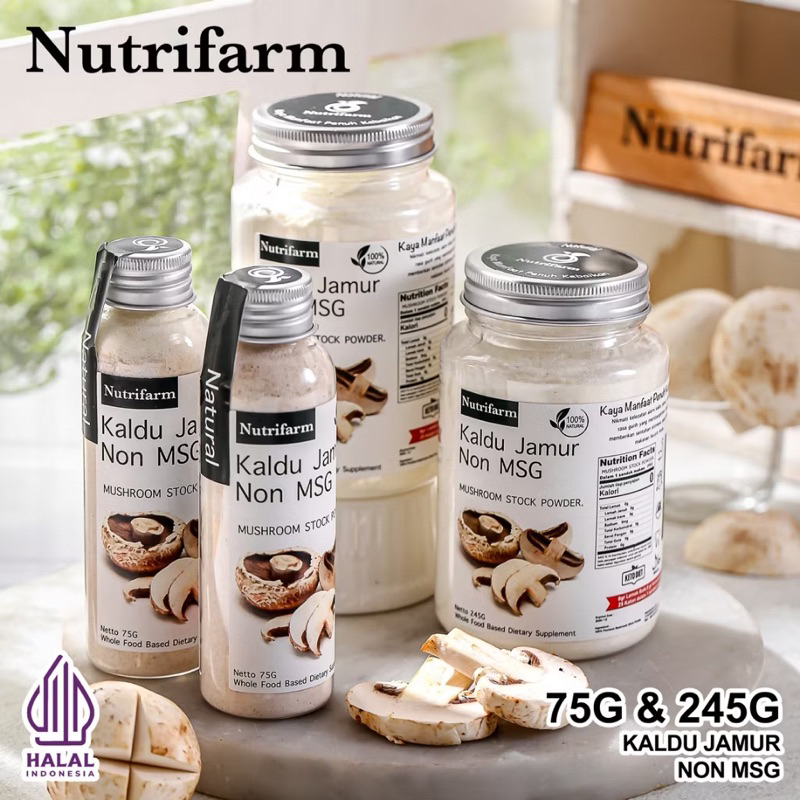 Jual Nutrifarm KALDU JAMUR AYAM SAPI 245gr 75G NON MSG MPASI HALAL BLOK ...
