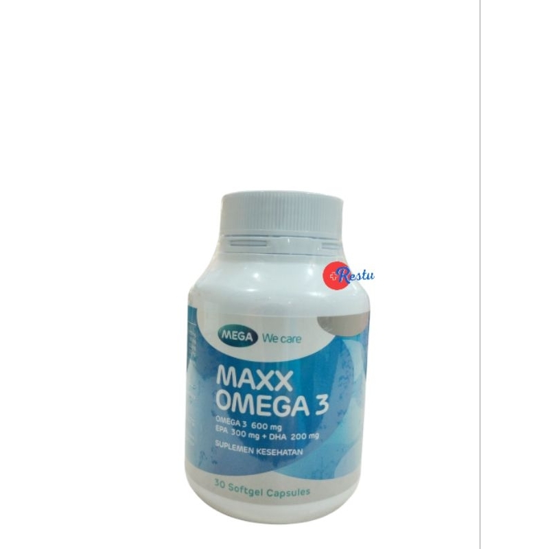 Jual Mega We Care Maxx Omega 3/ Menjaga Kadar Lemak Darah / Menurunkan ...