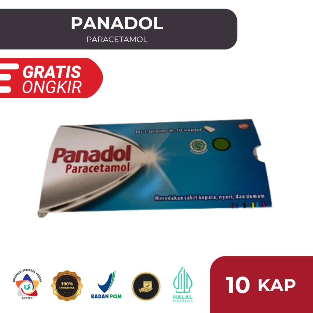 Jual PANADOL BIRU - PARACETAMOL ISI 10 Tab | Shopee Indonesia