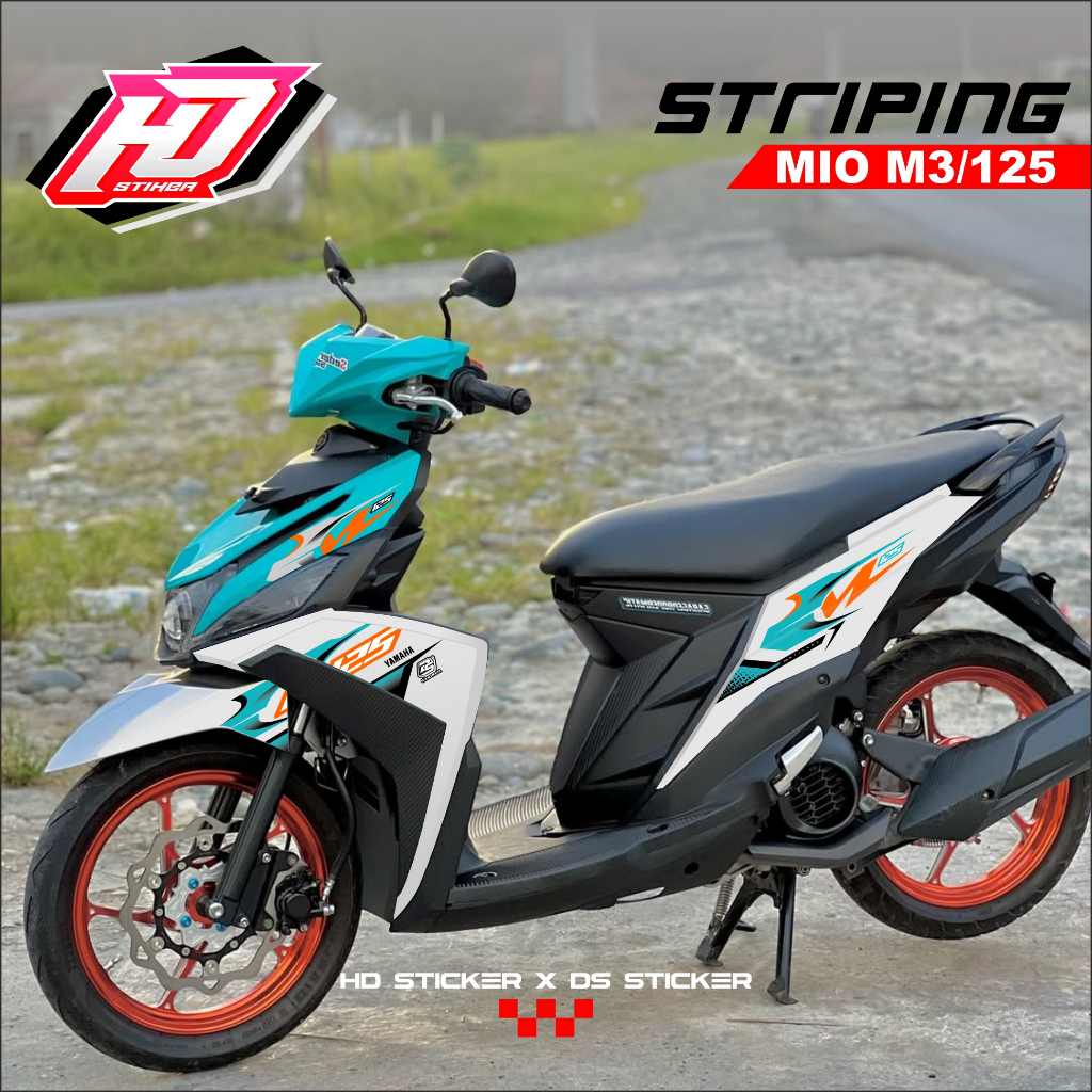 Jual Stiker Striping Mio125 Mio M3 Decal List Variasi Mio Z Modifikasi Simpel HD240325 | Shopee ...