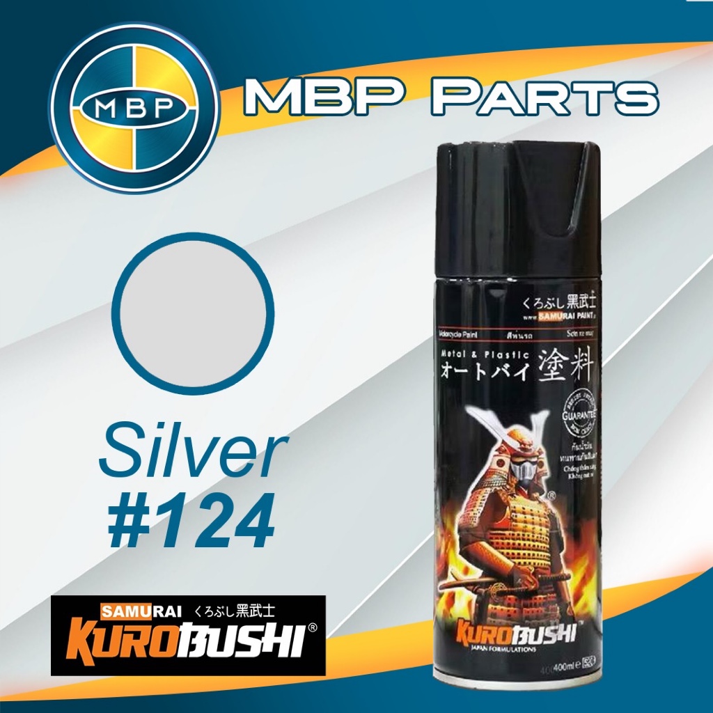 Jual Samurai Paint SILVER 124 Warna Dasar Solid Standar Perak Cat ...
