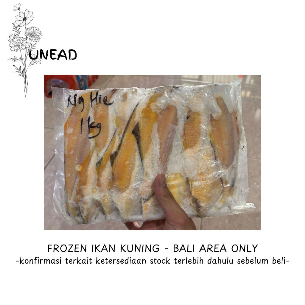 Jual IKAN KUNING BEKU - FROZEN FOOD - BALI AREA ONLY | Shopee Indonesia