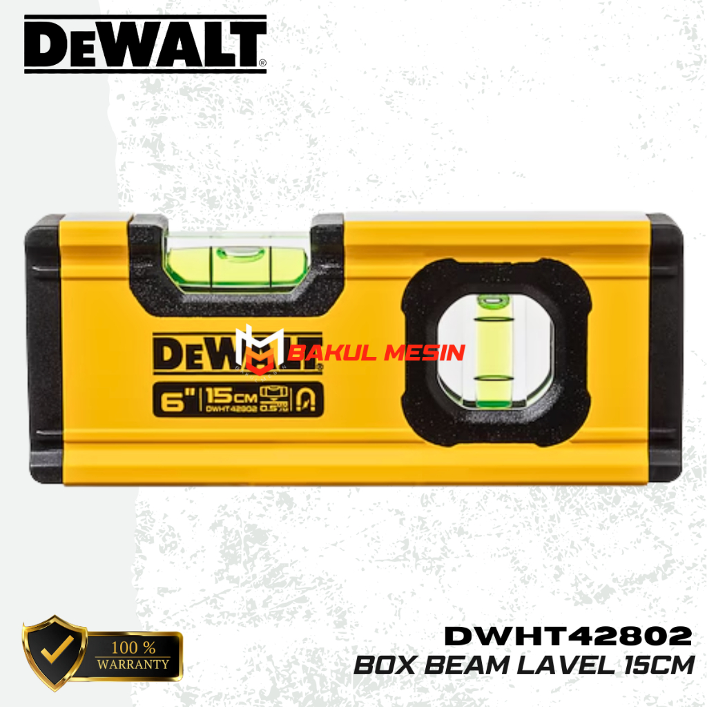 Jual DEWALT DWHT42802 Waterpass Horizontal Mini Level Magnetic 6 Inch ...