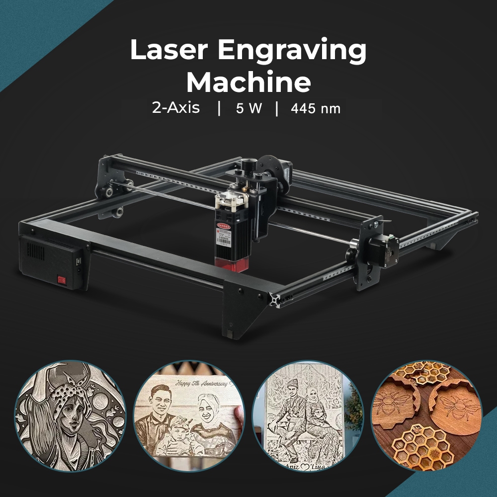 Jual DIY Laser Engraving Machine CNC 2-Axis 445nm Kepala Laser 5W 48W ...