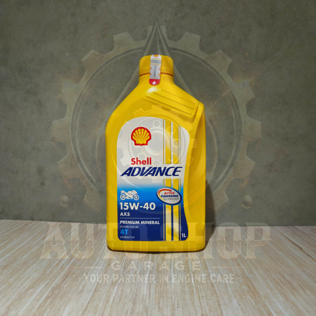 Jual Oli Shell Advance 4T AX5 15w-40 1 Liter | Shopee Indonesia