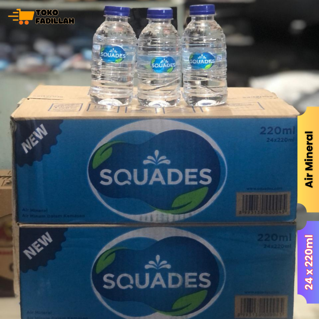 Jual SQUADES Botol Mini 220ml x 24 pcs (1 Dus) | Shopee Indonesia
