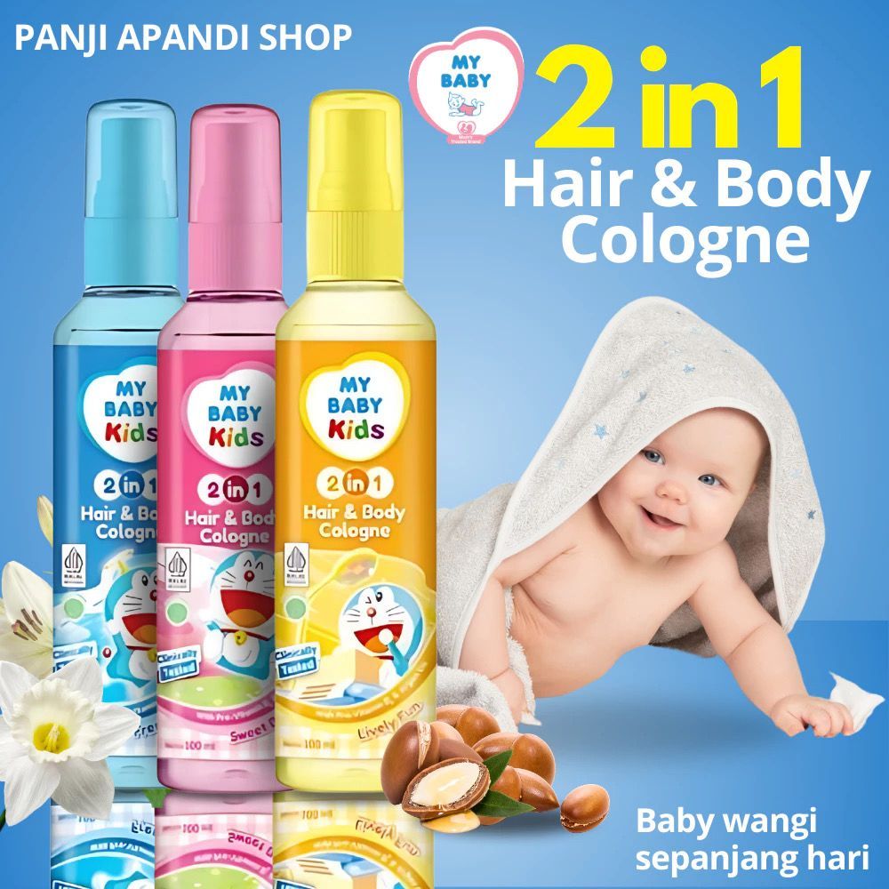 Jual MY BABY Kids 2 in 1 Hair & Body Cologne 100ml - Parfum Anak ...