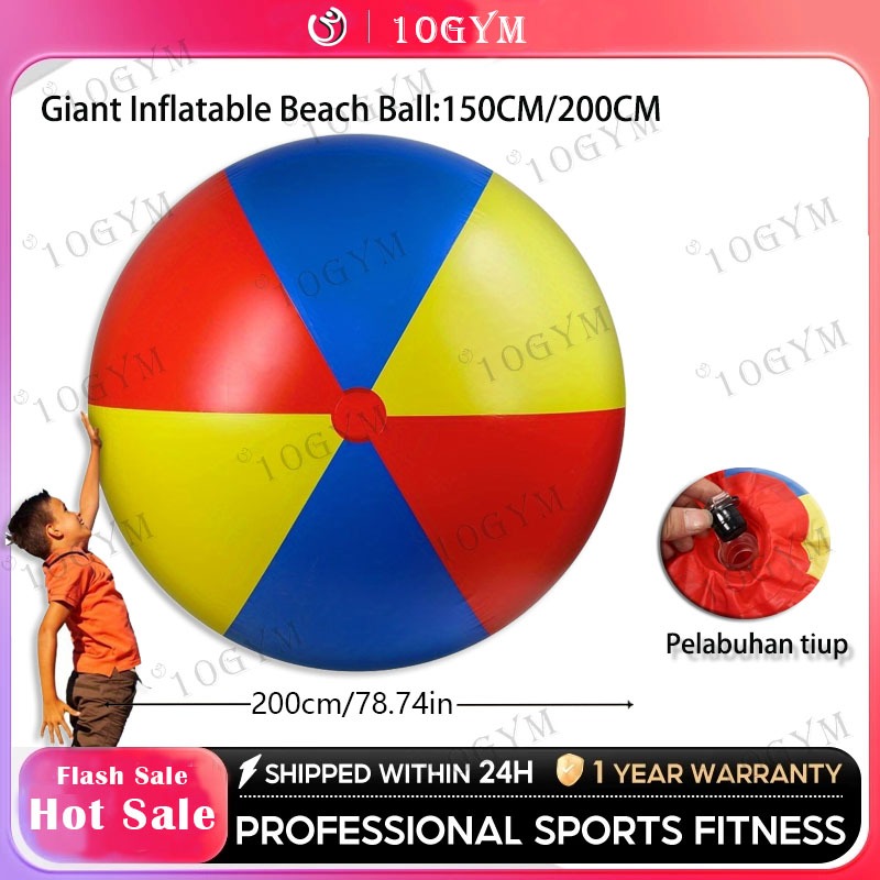 Jual Bola Besar Jumbo Bola Pantai Tiup Raksasa 150Cm/200Cm Bola Voli ...