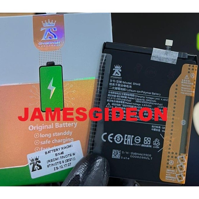Jual Battery Baterai Xiaomi Redmi 7 Redmi Note 8 BN46 BN 46 ORIGINAL ZS ...