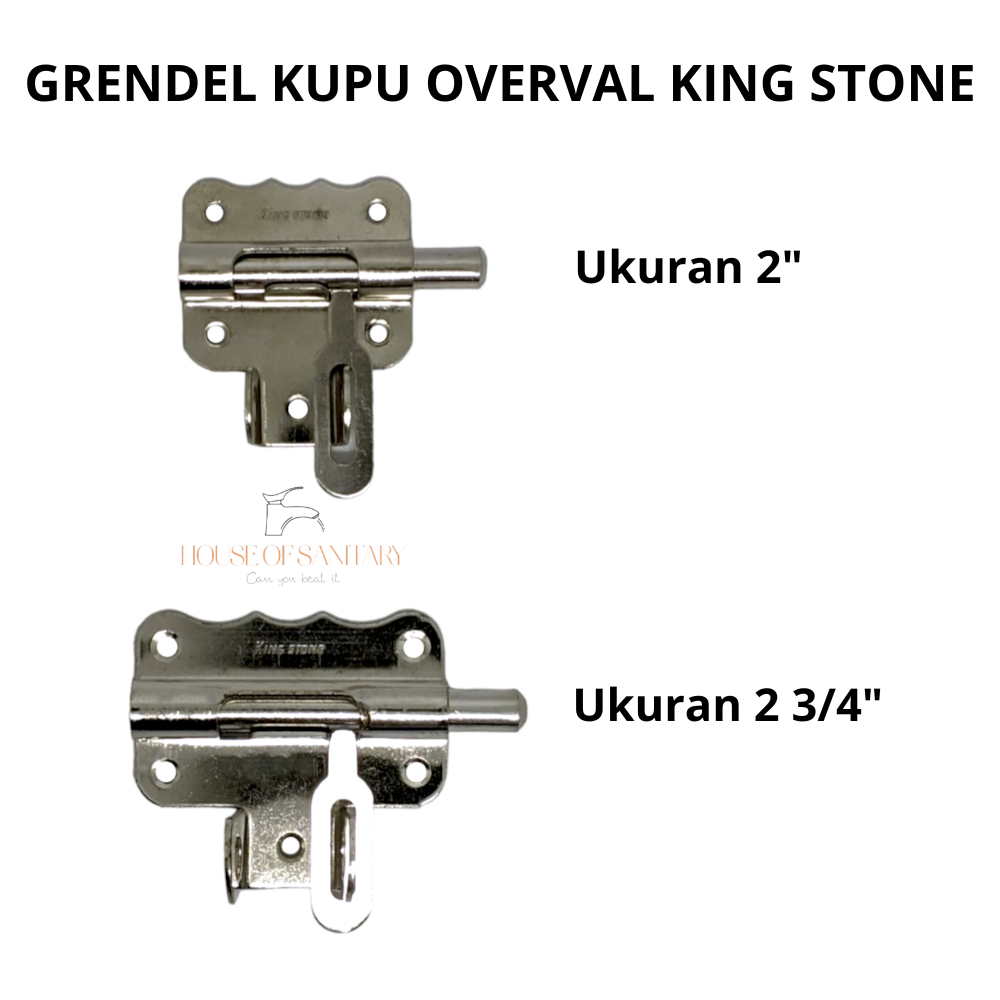 Jual Grendel KING STONE/ Grendel Kupu / Grendel Overval / Selot ...