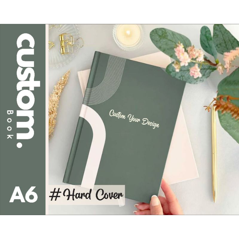 Jual Notebook A6 | Custom book | Jilid Hardcover | Shopee Indonesia
