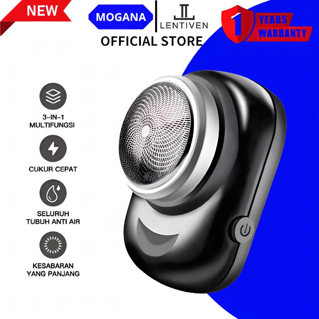 Jual MOGANA LENTIVEN Alat Cukur Mini Pencuku Kumis Jenggot Portable ...