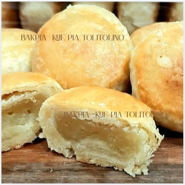 Jual bakpia kacang ijo hijau tolitolino kue pia enak lezat toples isi ...