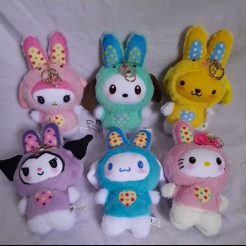 Jual COD BALI Bantal Boneka Kuromi Cinnamoroll My Melody Hello Kitty Pompompurin Boneka Sanrio ...
