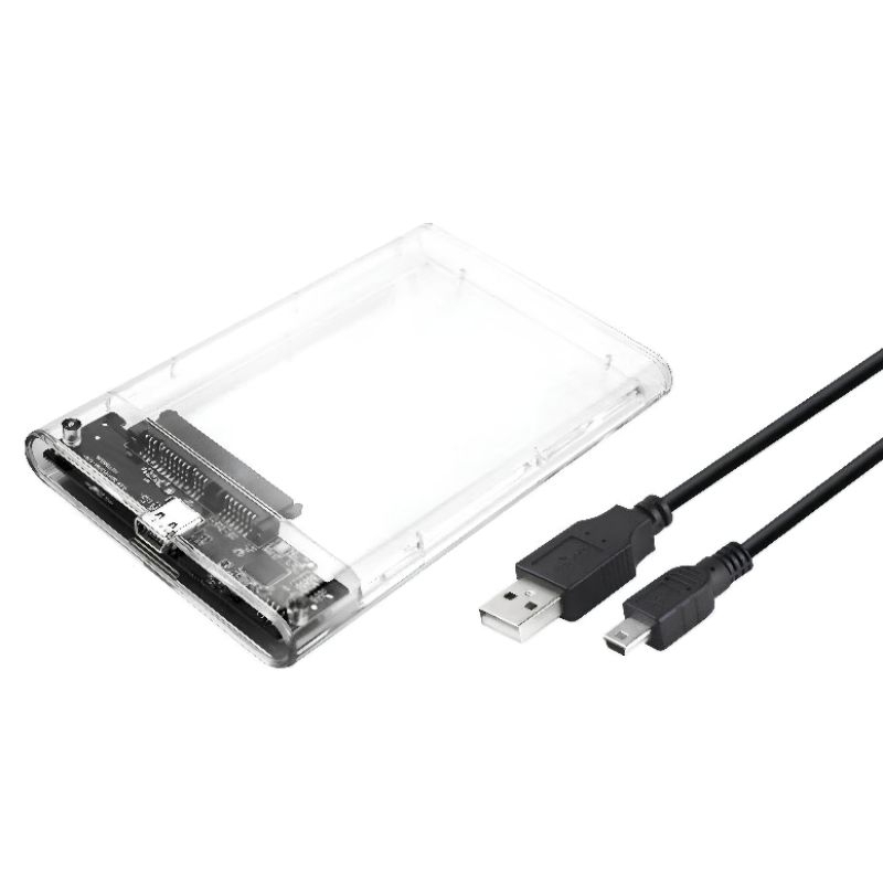 Jual Casing HDD Hardisk 2.5 Inch Sata External Case USB 2.0 casing Hardisk - Alumunium | Shopee ...