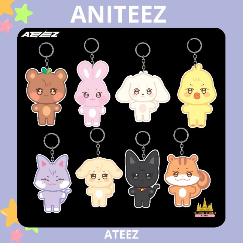 Jual KEYCHAIN ANITEEZ UNOFFICIAL ATEEZ KPOP KPOPERS KOREA | Shopee ...