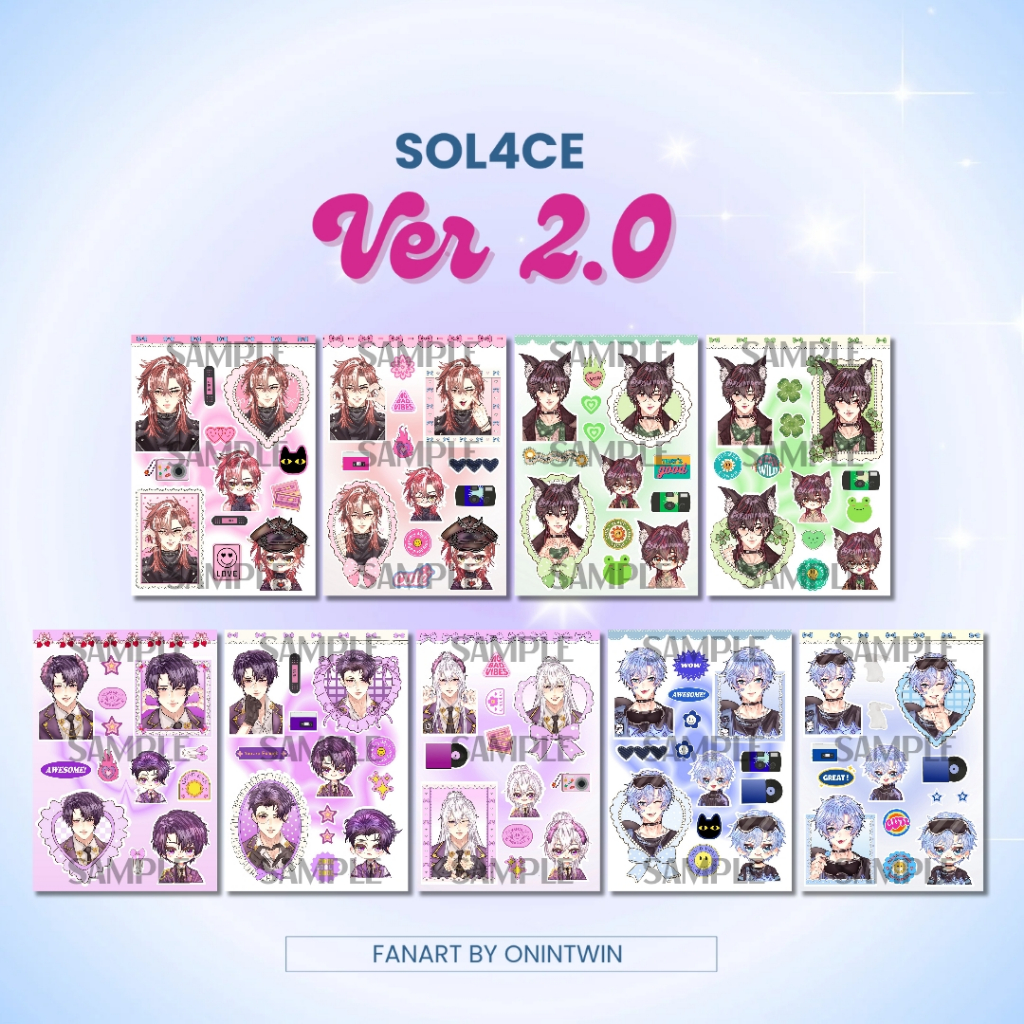 Jual sol4ce die cut stickers by onintwin / cut sticker sol4ce / arion ...