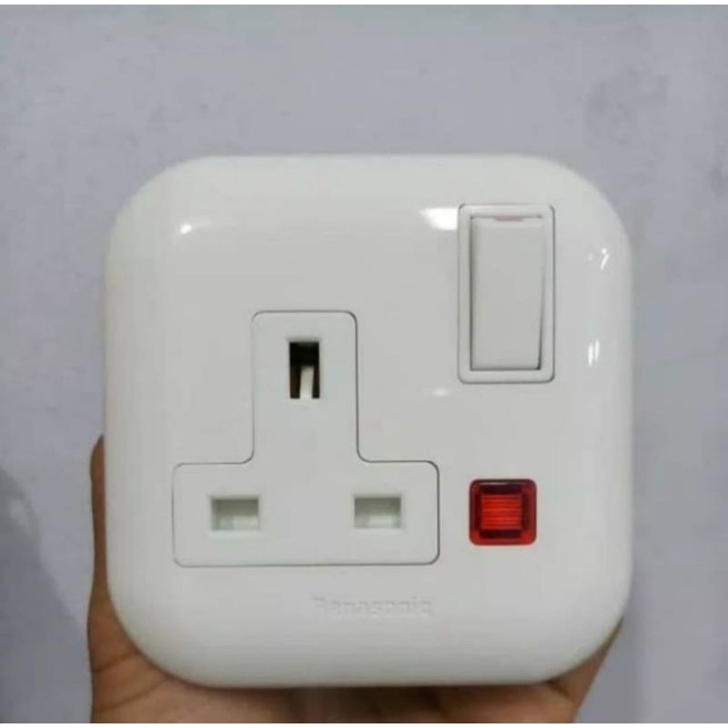 Jual STOP KONTAK AC SAKLAR + LED PANASONIC | Shopee Indonesia
