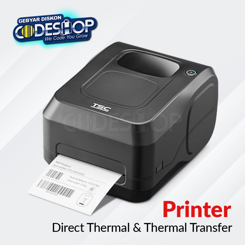 Jual TSC TL241 Printer Barcode Direct Thermal Transfer 203dpi USB LAN ...