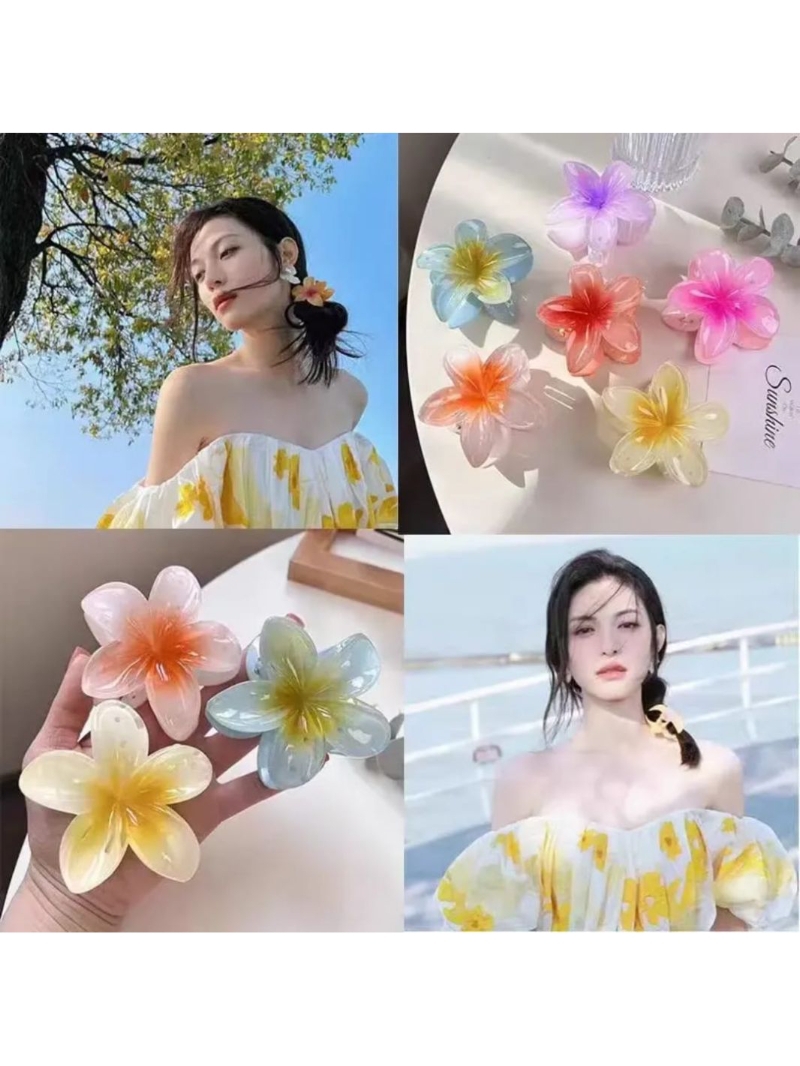 Jual 8 CM - JEPIT RAMBUT BUNGA KAMBOJA JEDAI KAMBOJA BESAR | Shopee Indonesia