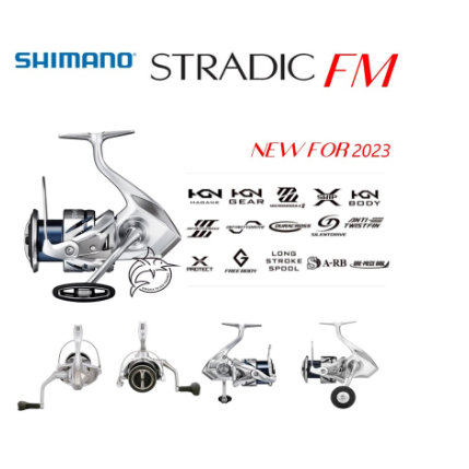 Jual Rell Reel Pancing Shimano Stradic FM Model 2023 Spinning Reel ...