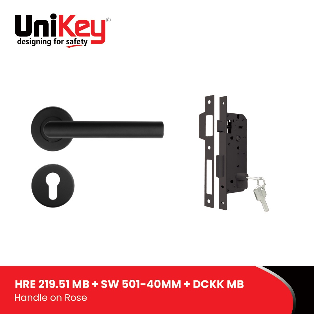 Jual UniKey Handle On Rose Set Black Series HRE 219.51 MB+SW501-40MM ...