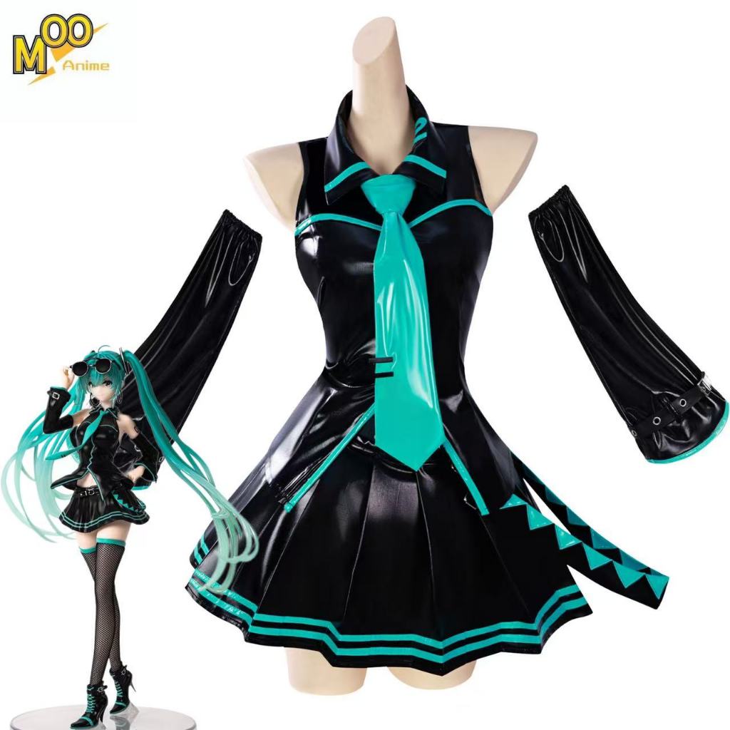 Jual Hatsune Miku cosplay costume Hatsune Miku 16th Anniversary Black ...