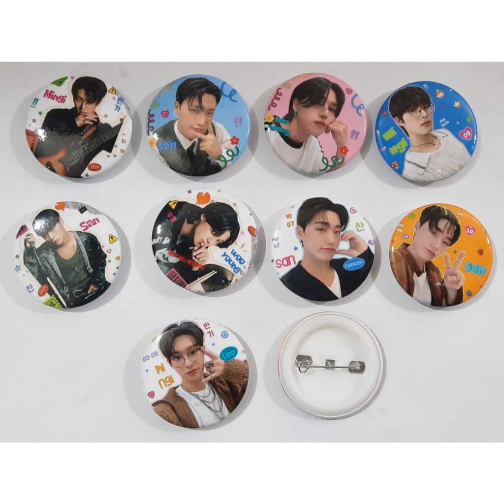 Jual Freebies Kpop Pin Bros ATEEZ/Freebies Pin Peniti ATEEZ | Shopee Indonesia
