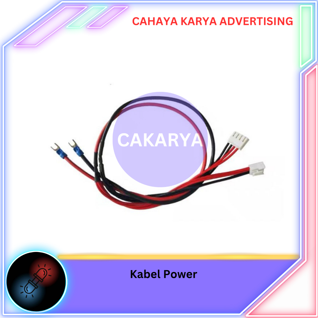 Jual Kabel Power Running Text Panel Module Modul LED P10 SMD | Shopee ...