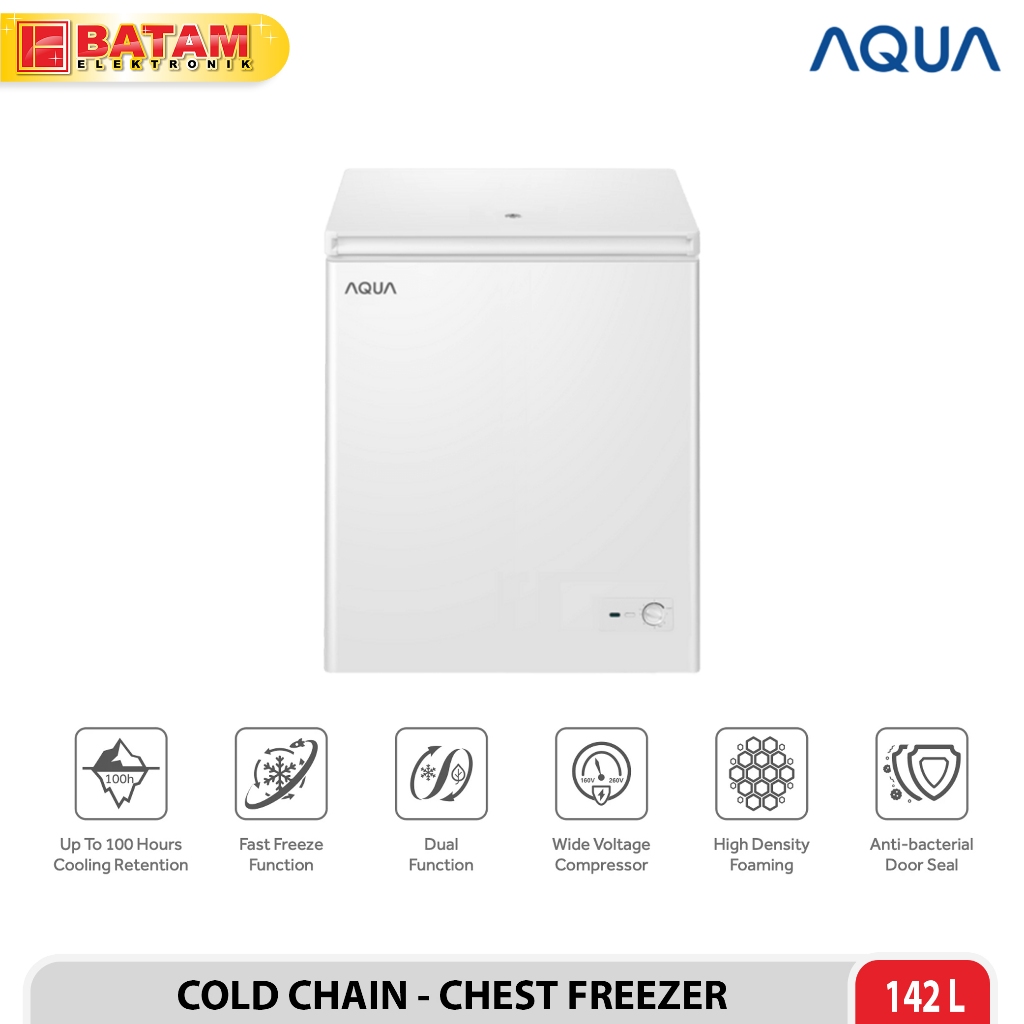 Jual AQUA CHEST FREEZER - FREEZER BOX 142 LITER - AQF-150MC | Shopee ...