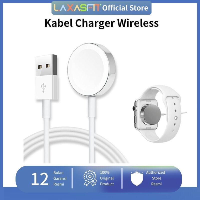 Jual Laxasfit Watch USB Charger Watch Wireless Charging Magnetic ...