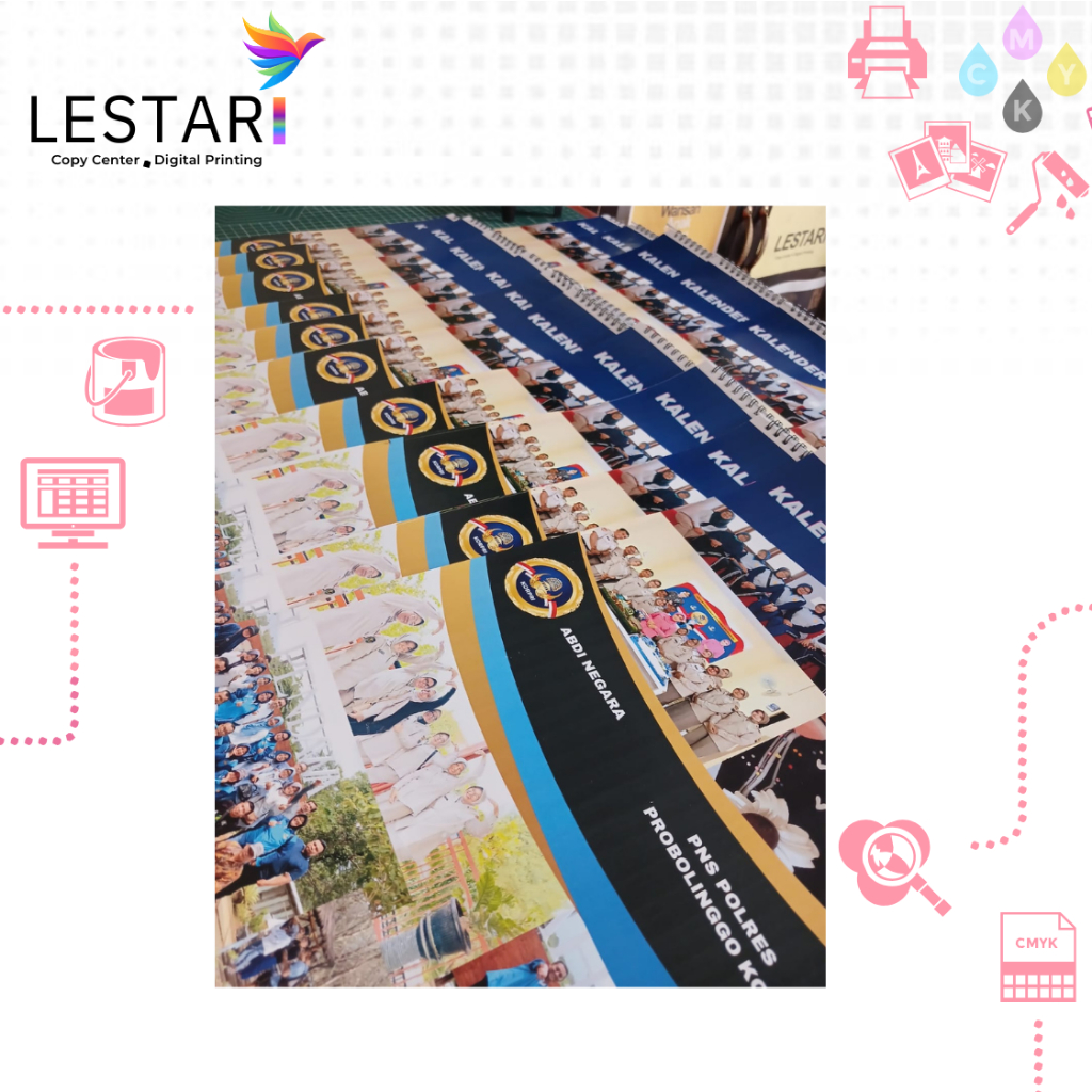 Jual Cetak Kalender Dinding Custom A3+ Tahun 2026 - SPIRAL, KLEM ...