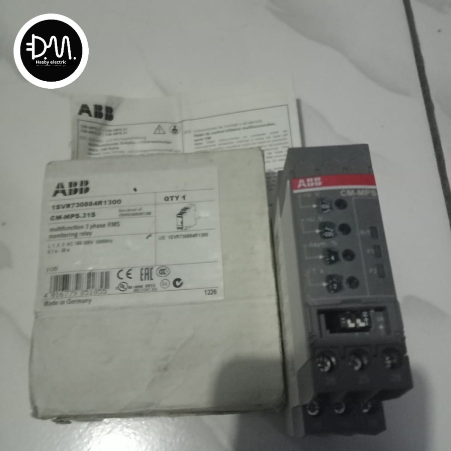 Jual ABB Relay Monitor 3 phase CM-MPS.31S 3 X 300-500VAC ABB | Shopee ...