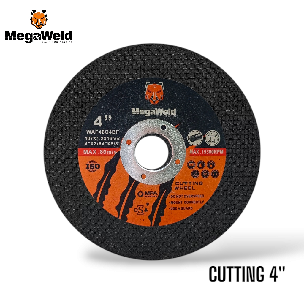 Jual [VIN] (1 PCS) 4" CUTTING WHEEL/MATA GERINDA/MATA POTONG MEGAWELD ...
