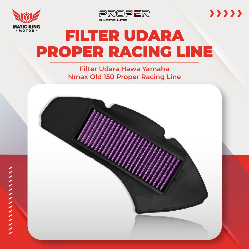 Jual PROPER Racing Line Filter Saringan Udara Hawa Yamaha Nmax 150 Old ...