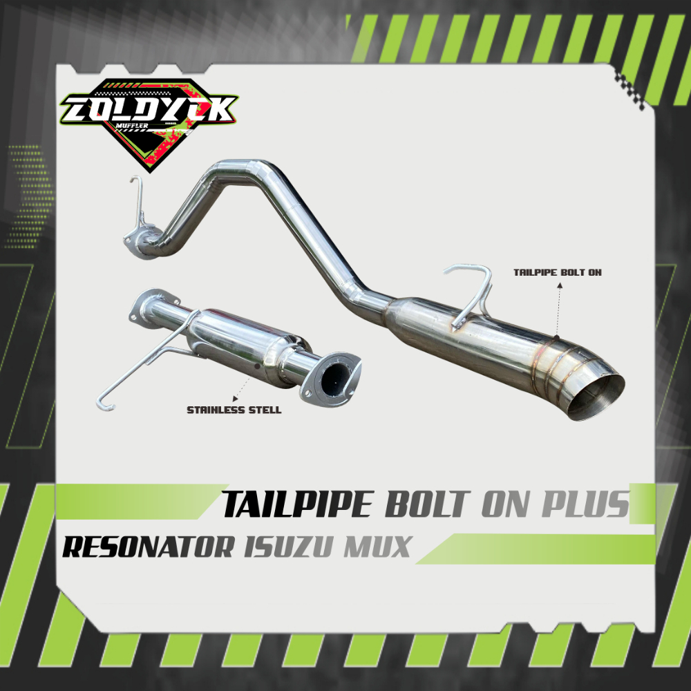 Jual KNALPOT TAILPIPE BOLT ON PLUS RESONATOR MOBIL ISUZU MUX | Shopee ...