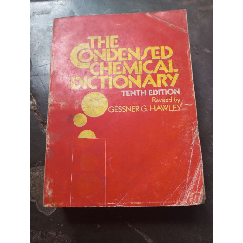 Jual ORIGINAL / The Condensed chemical Dictionary ( Teent edition ) | Shopee Indonesia