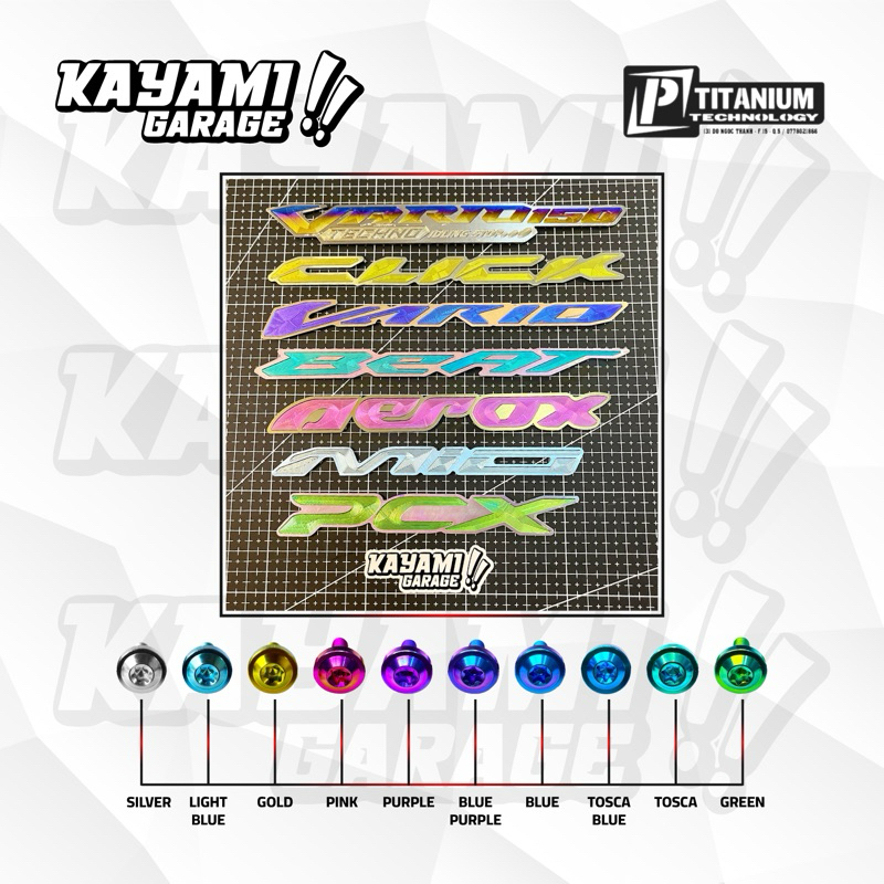 Jual Emblem Body Titanium | Shopee Indonesia